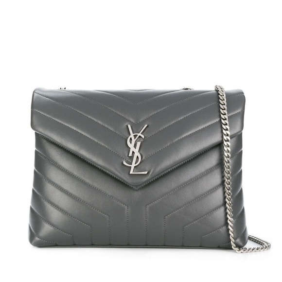 Yves Saint Laurent | Bags | Ysl Loulou Medium Grey Bag | Poshmark